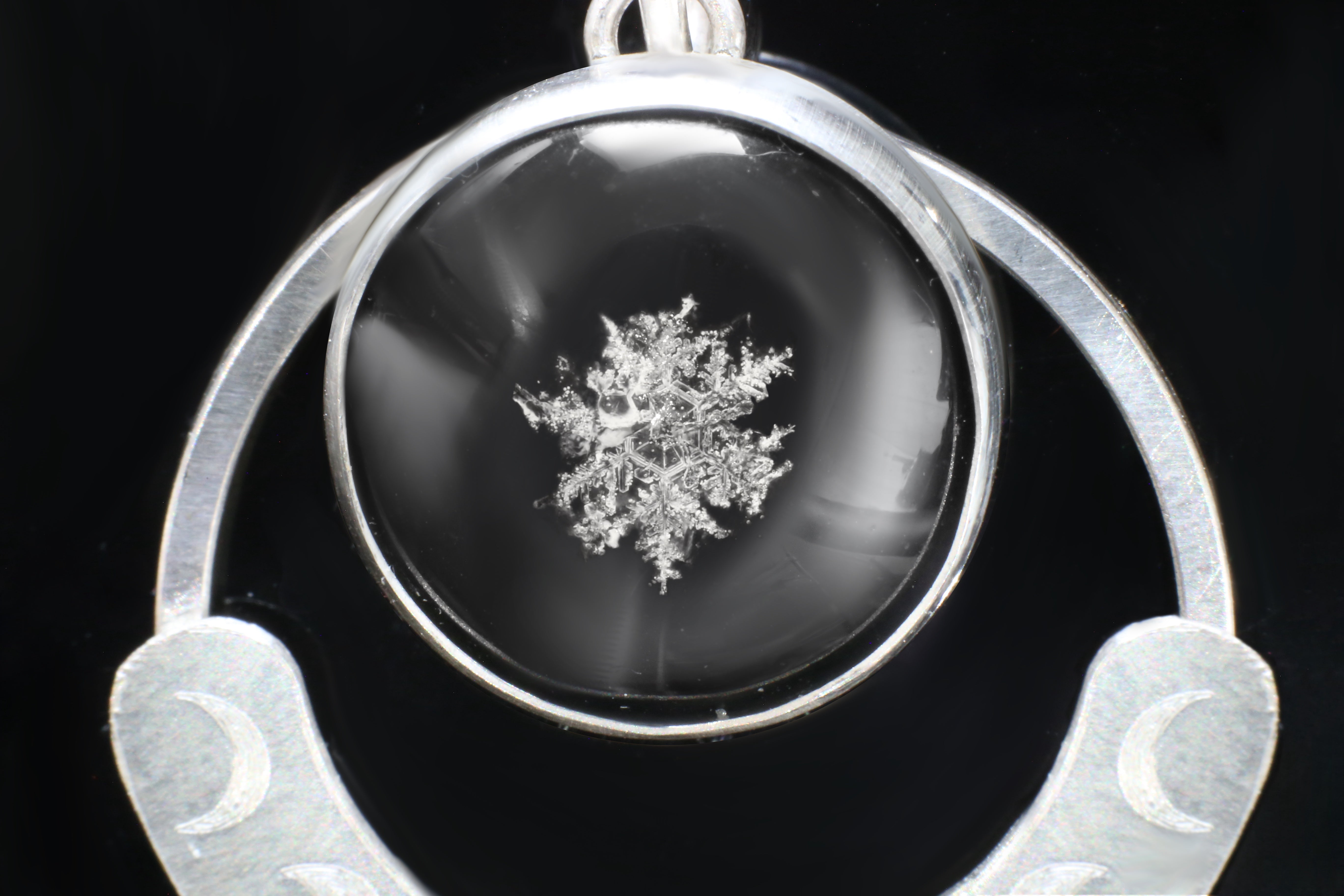 Real Snowflake Jewellery. Preserved Snowflake Jewelry. Snowflake with ...